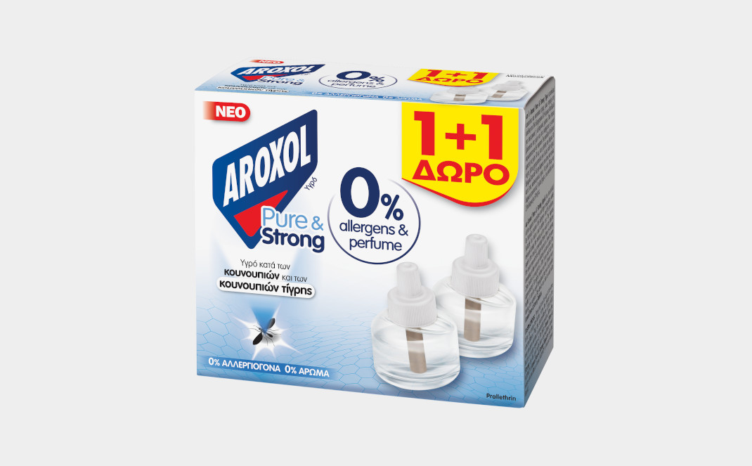 To AROXOL pure & strong είναι η απόλυτη προστασία από τα έντομα -Με 0% ...