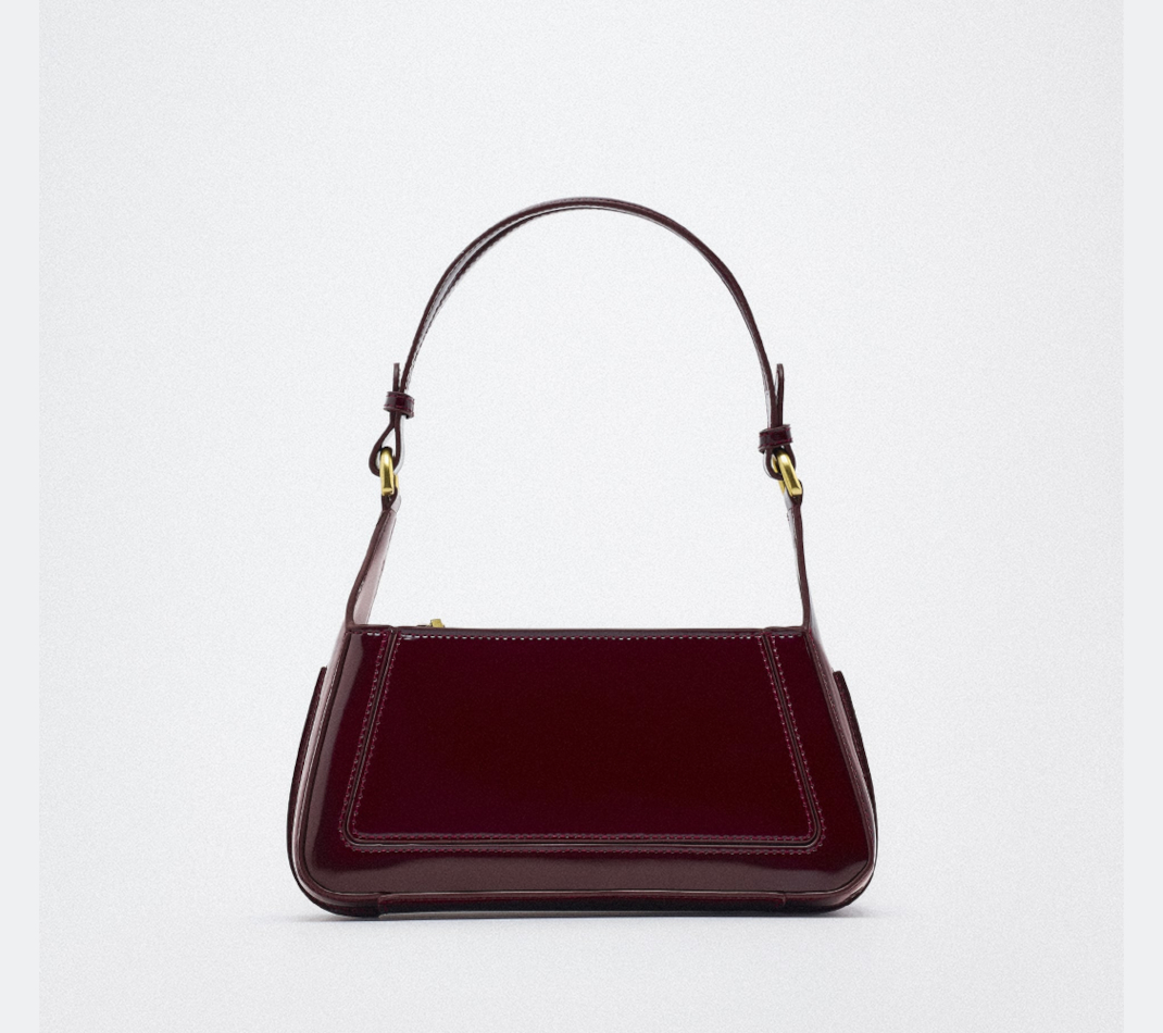 Σαν vintage θησαυρός -Η κομψή τσάντα από τα Zara στο χρώμα του κρασιού ...