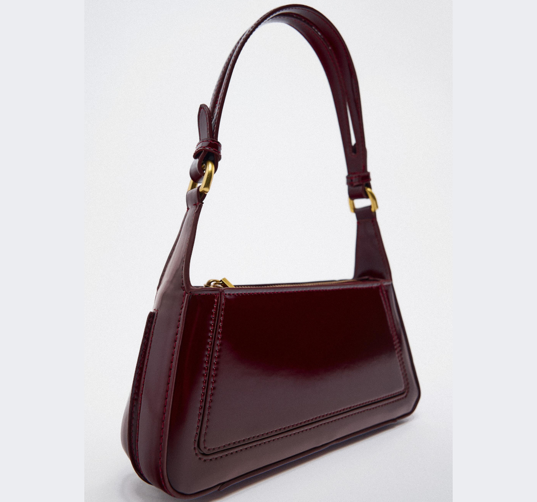 Σαν vintage θησαυρός -Η κομψή τσάντα από τα Zara στο χρώμα του κρασιού ...