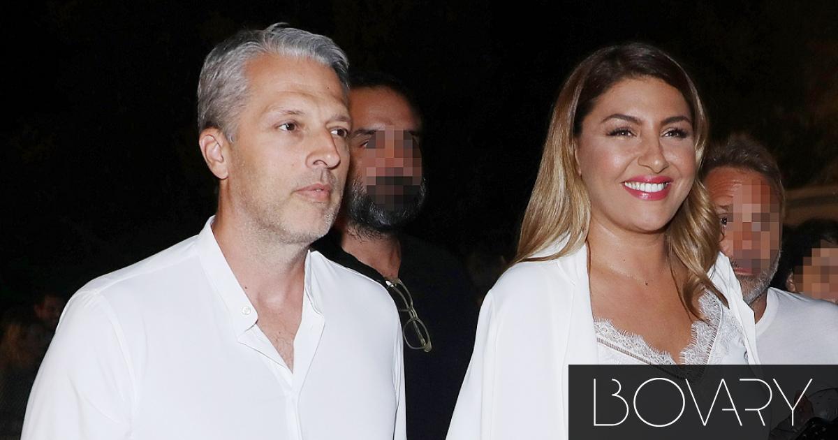 Η Ελενα Παπαρίζου με τον σύζυγό της, Ανδρέα Καψάλη -Χαμογελούν με ...