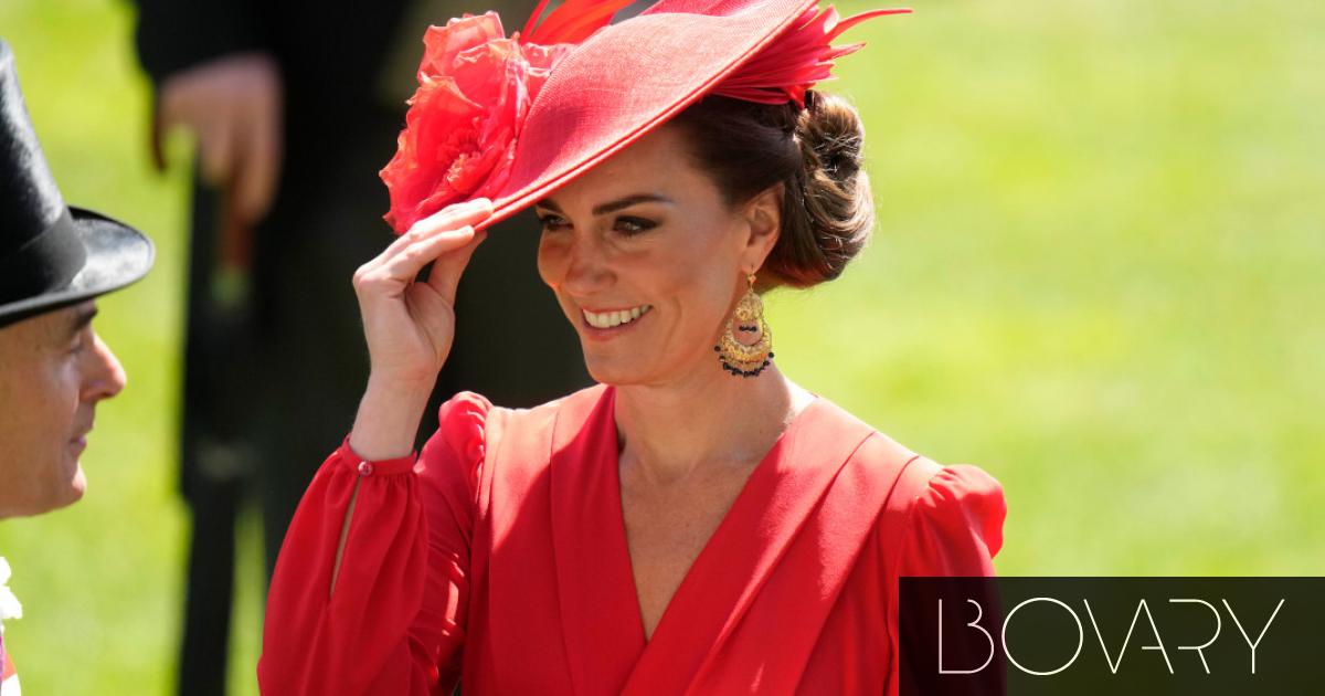 Royal Ascot 2023: H Kέιτ Μίντλετον με total red look στις βασιλικές ...
