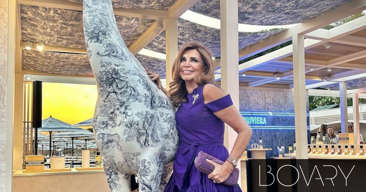 Η Μιμή Ντενίση με αριστοκρατική, κομψή εμφάνιση - Δείχνει πώς να κάνεις ...