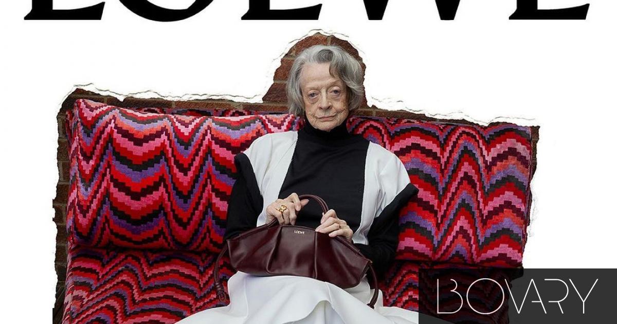 Η 88χρονη Μάγκι Σμιθ στη νέα καμπάνια της Loewe φέρνει το coolness πίσω ...