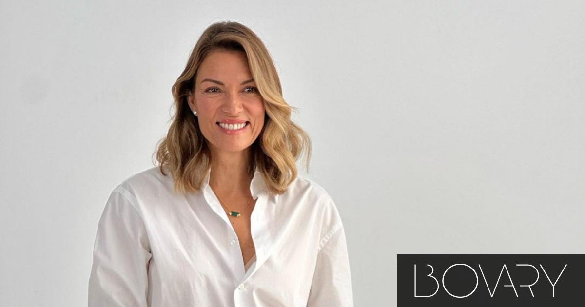 H Βίκυ Καγιά με τη μητέρα της, Αλεξάνδρα -Ντυμένες στα λευκά, με τζιν και πουκάμισο | BOVARY