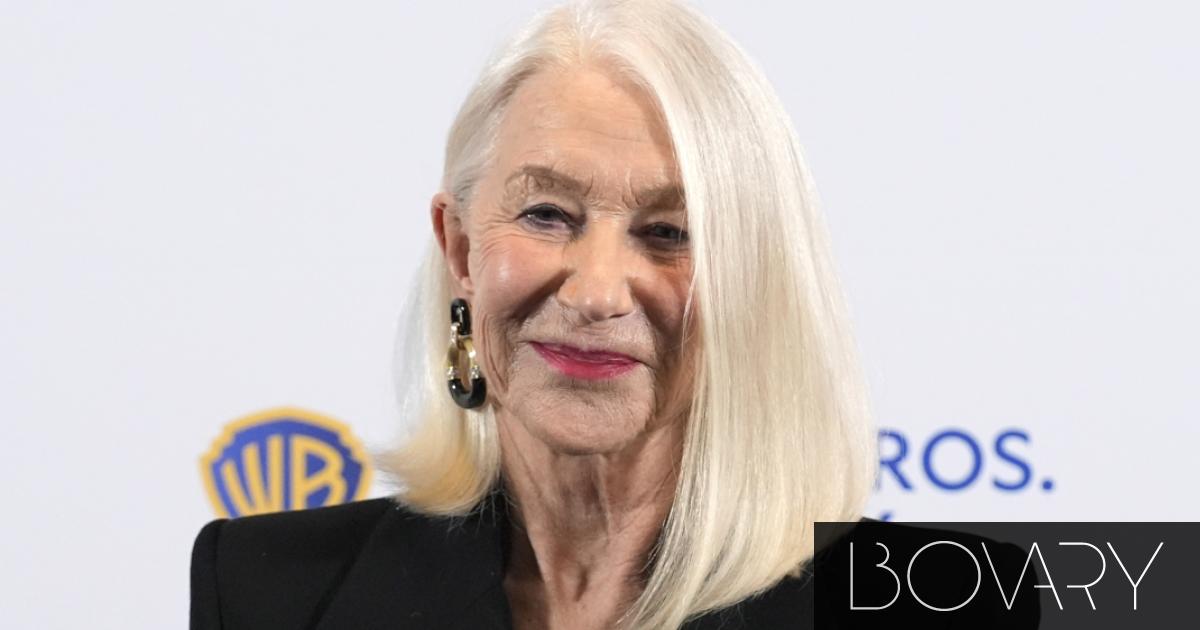 H Έλεν Μίρεν με ασύμμετρο καρέ -Το στιλάτο κούρεμα για γυναίκες άνω των 60 | BOVARY