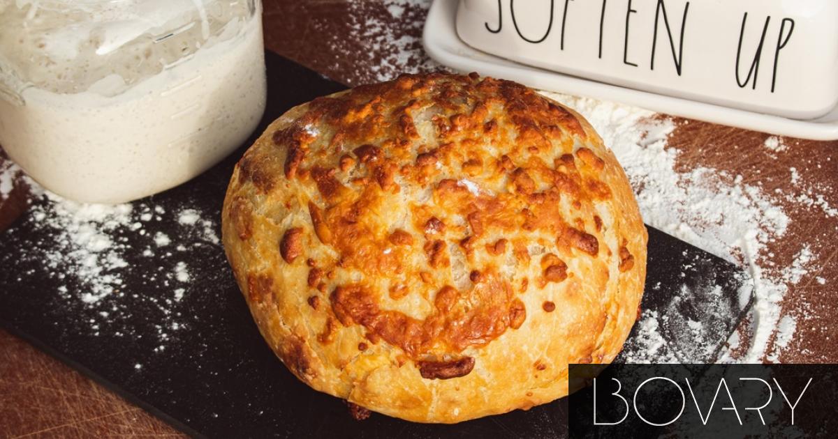 Συνταγή για τυρόψωμο με 3 υλικά -Χωρίς μίξερ, αφράτο και πεντανόστιμο | BOVARY