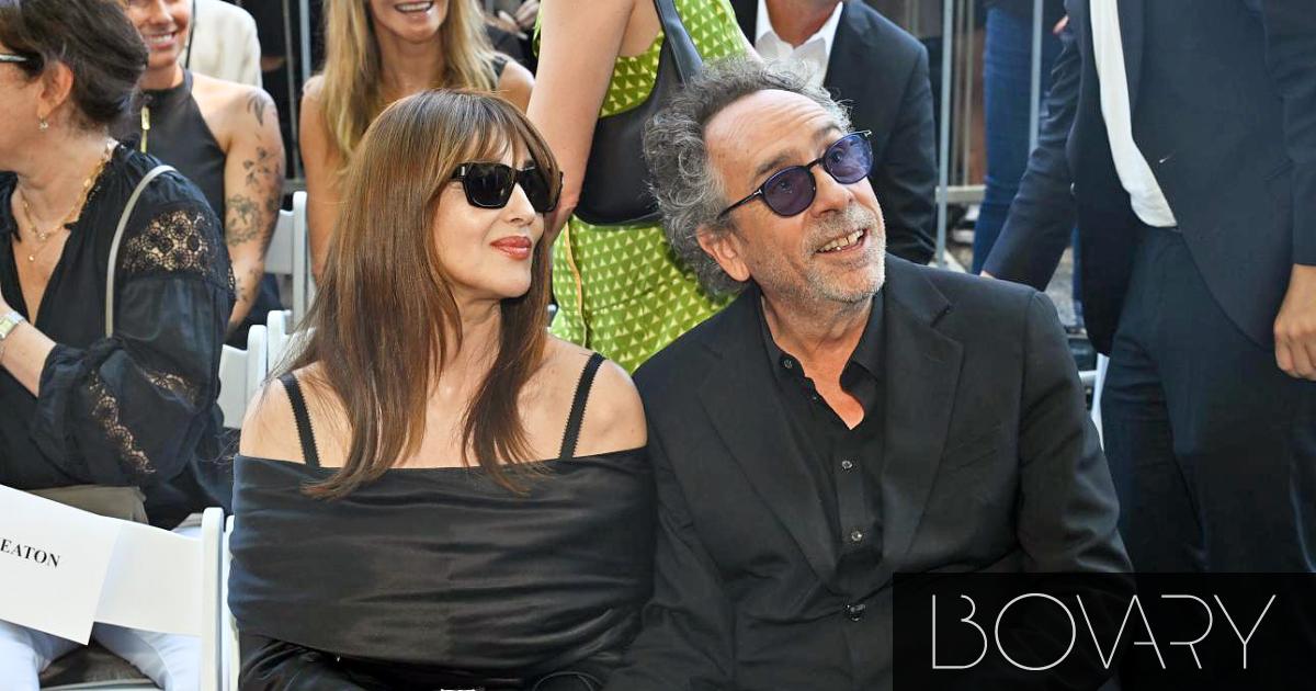 Γκόθικ και σέξι στα 60 τους -Πώς η Μόνικα Μπελούτσι και ο Τιμ Μπάρτον έγιναν το απόλυτο fashion ...