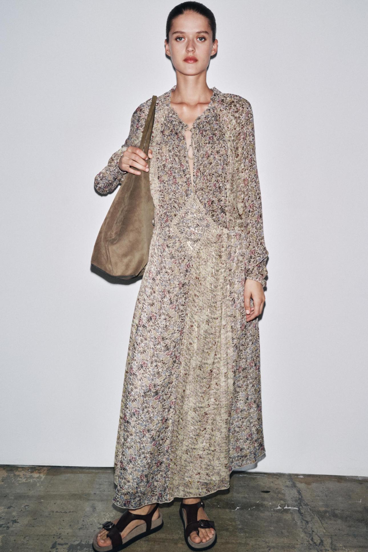 6 boho φορέματα από τα Zara για γυναίκες άνω των 50, που συνδυάζονται ...