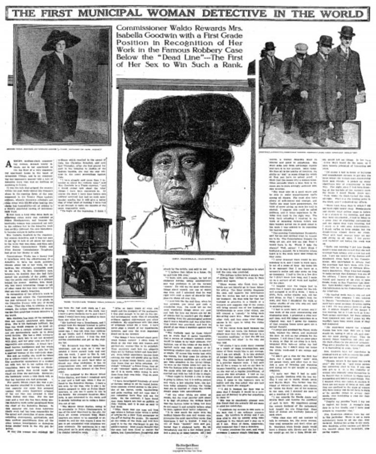 Isabella Goodwin: Ποια ήταν η πρώτη γυναίκα detective της Νέας Υόρκης ...