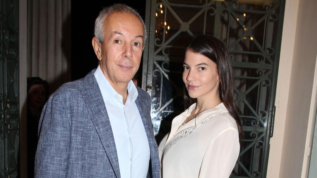 Γιάννης και Δήμητρα Κούστα στην πρεμιέρα της έκθεσης του Τζέιμς Φράνκο ...